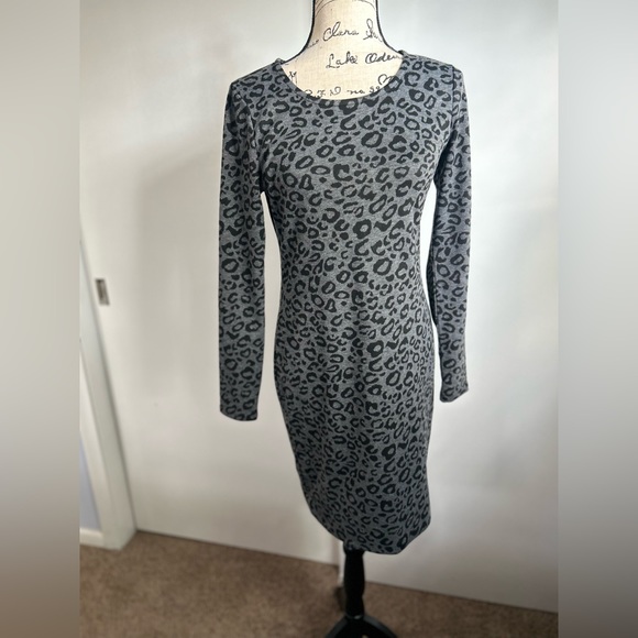 Banana Republic | Dresses | Banana Republic Midi Dress Leopard Print ...